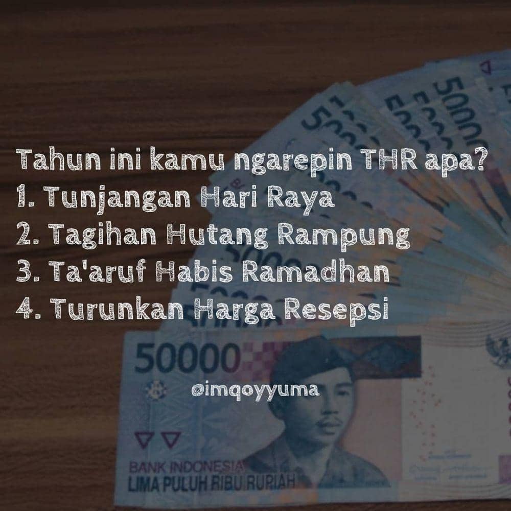 12 Meme THR Lucu yang Kocak dan Bikin Kamu Ketawa | Popbela.com