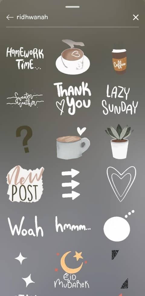 17 Stiker IG Aesthetic | Popbela.com