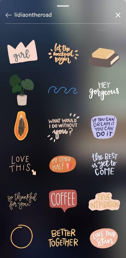 17 Stiker IG Aesthetic | Popbela.com