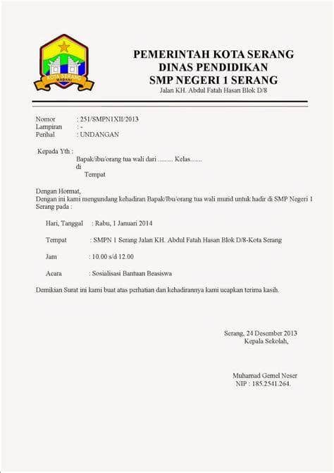 5 Contoh Surat Undangan Resmi Terbaru yang Baik dan Benar | Popbela.com