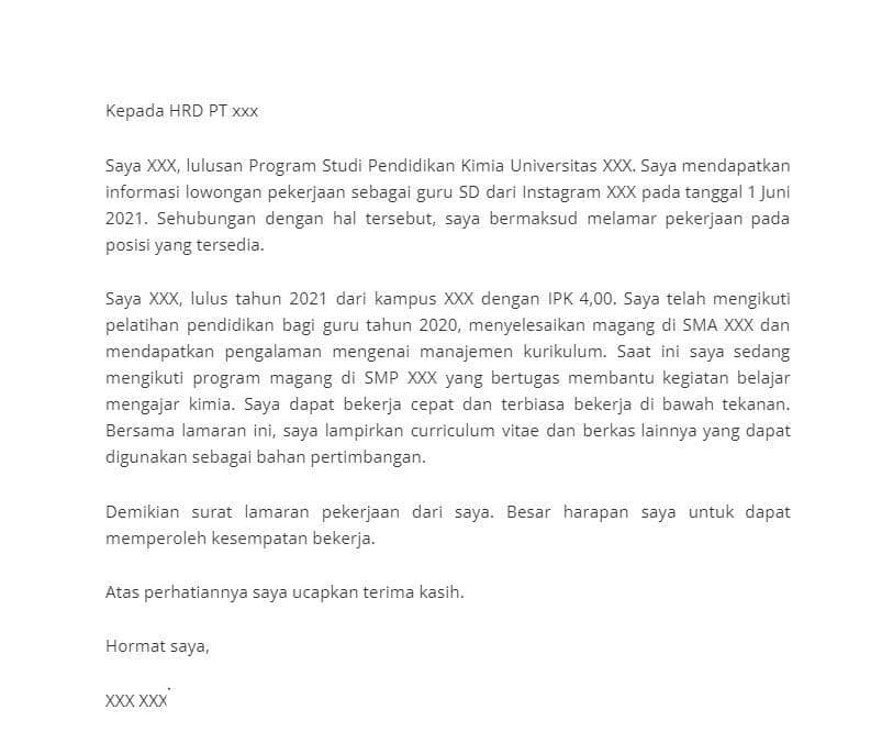 3 Contoh Body Email Lamaran Kerja yang Baik dan Benar | Popbela.com