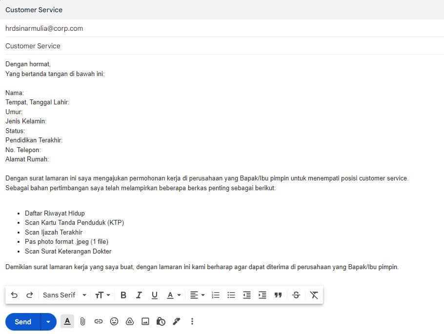 8 Contoh Email Lamaran Kerja yang Benar dan Cara Membuatnya | Popbela.com