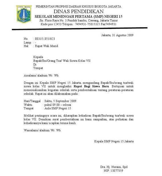 9 Contoh Surat Resmi yang Benar untuk Berbagai Keperluan | Popbela.com