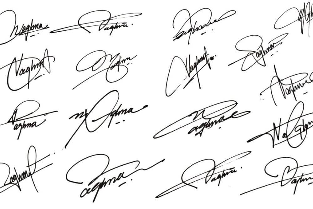 Contoh Tanda Tangan Huruf N yang Simple dan Aesthetic | Popbela.com