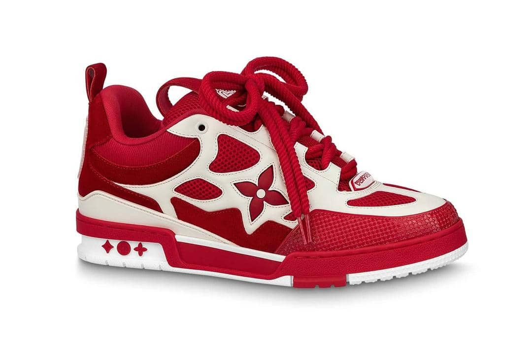 Louis Vuitton Rilis LV Skate Sneaker Detail Monogram Bunga | Popbela.com