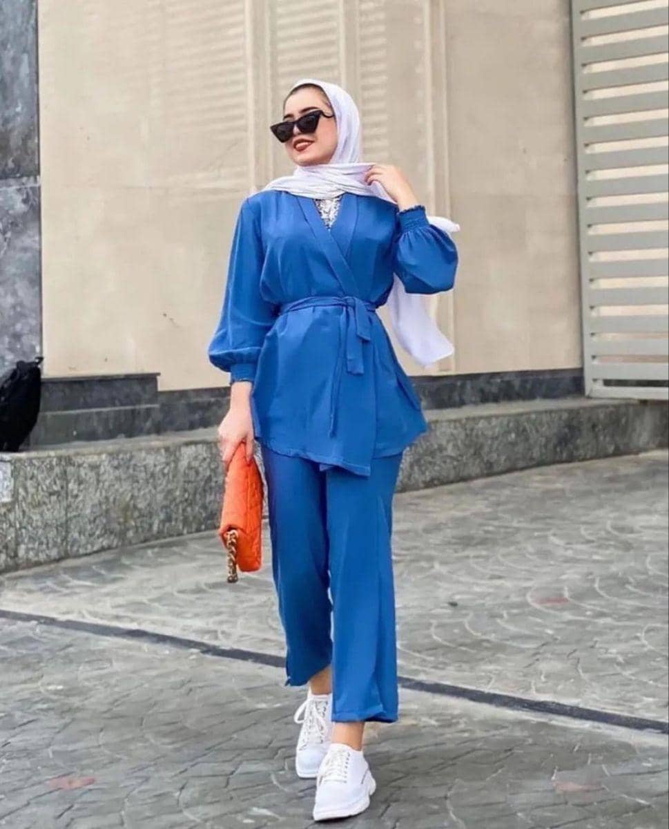 12 Model Baju Setelan Perempuan Hijab Terbaru 2025, Stylish! | POPBELA.com