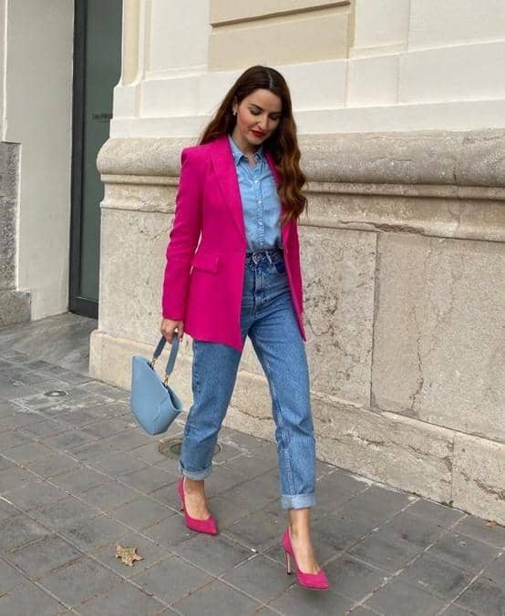 10 Inspirasi Outfit Warna Fuchsia yang Manis dan Trendi | Popbela.com