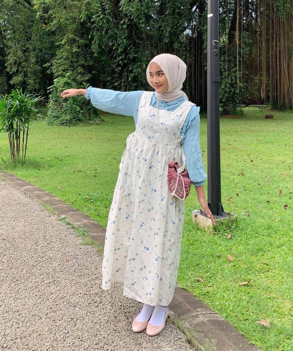 7 Model Gamis Remaja Korean Style | Popbela.com