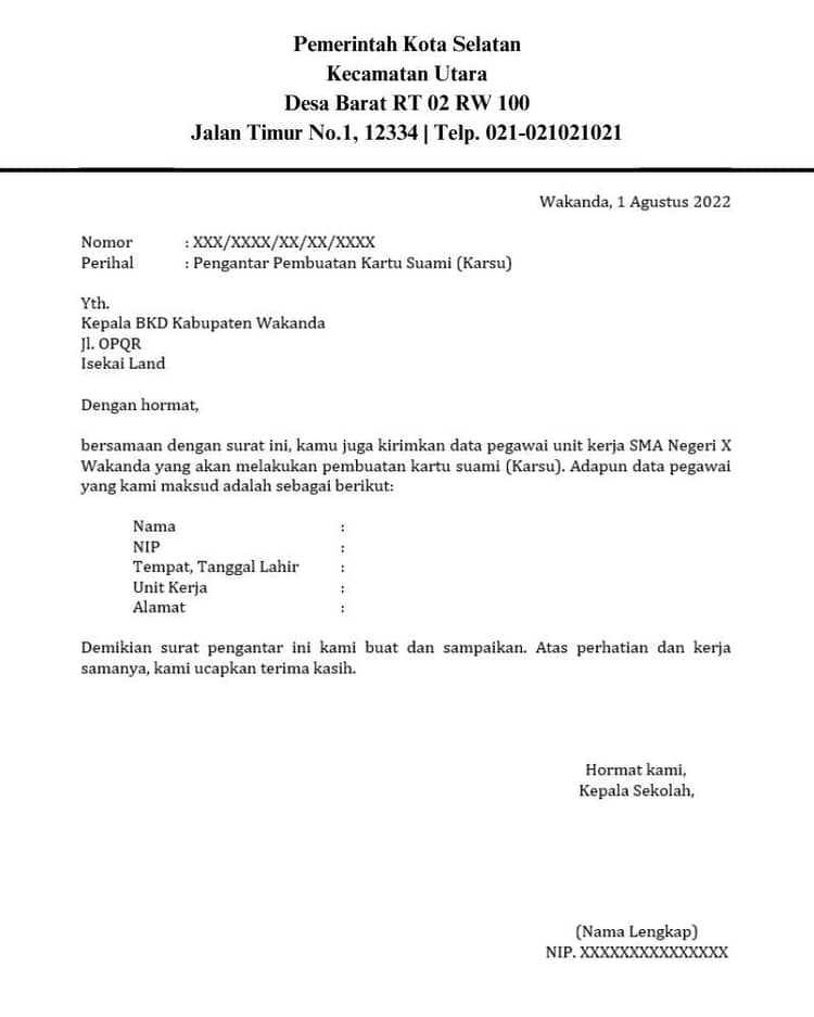 10 Contoh Surat Pengantar Dokumen | Popbela.com