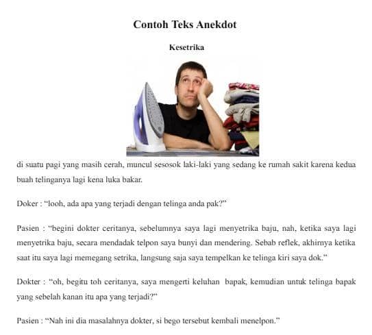 15 Contoh Teks Anekdot Singkat Beserta Strukturnya Lengkap | Popbela.com