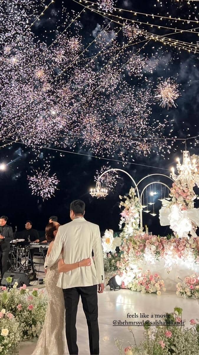 Potret Resepsi Salshabilla Adriani & Ibrahim Risyad di Bali | Popbela.com