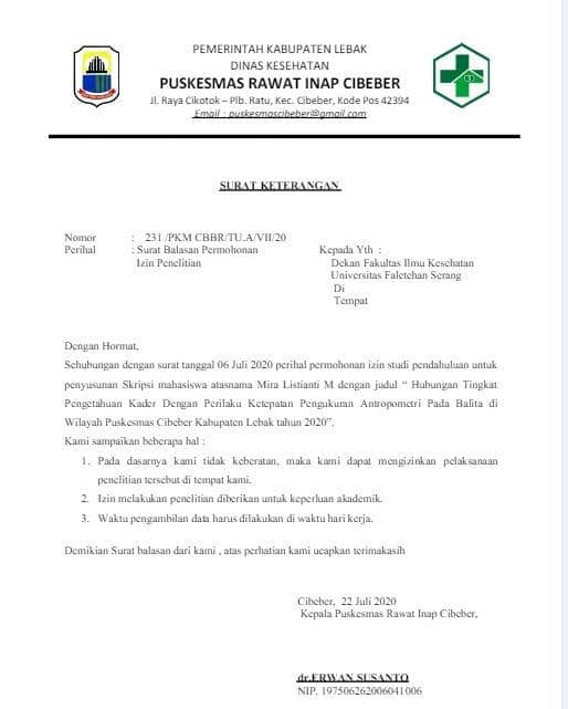 Contoh Surat Balasan Penelitian | Popbela.com