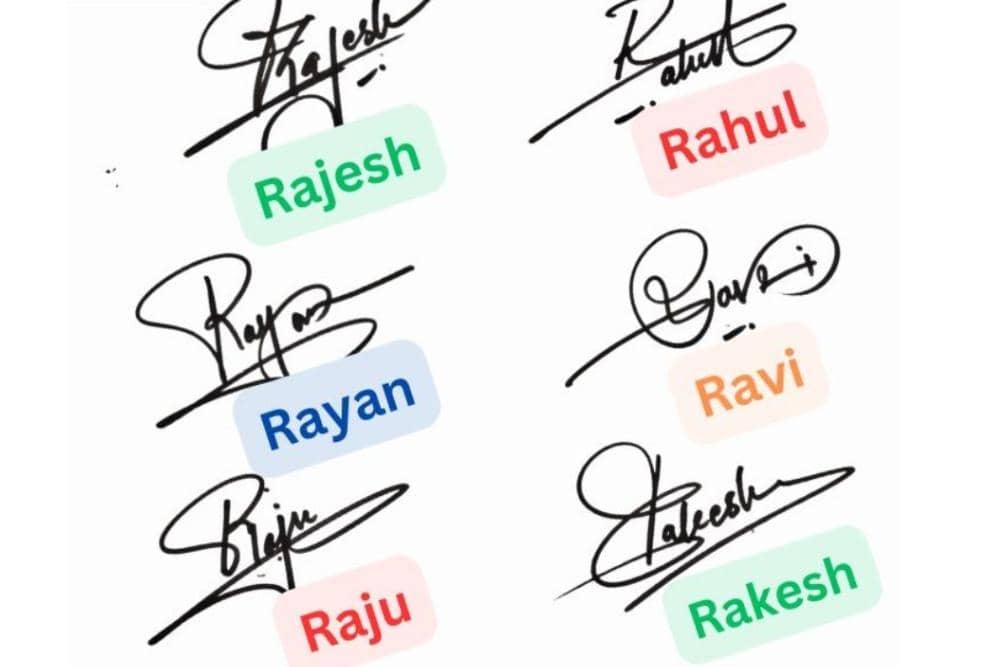 Contoh Tanda Tangan Huruf R yang Simpel tapi Keren | POPBELA.com