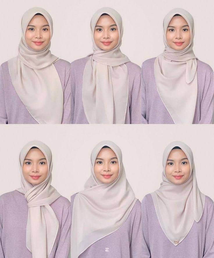 5 Tutorial Hijab Segi Empat untuk Acara Resmi yang Rapi | Popbela.com