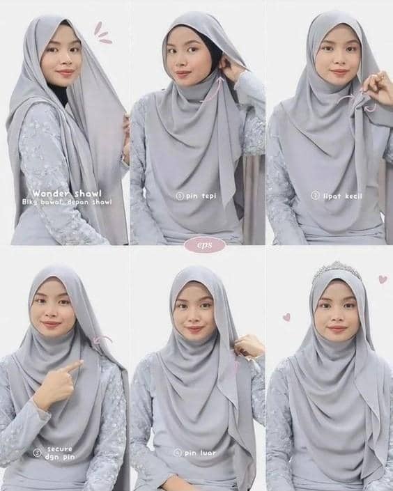 5 Tutorial Pashmina Menutup Dada yang Anggun dan Menawan | Popbela.com