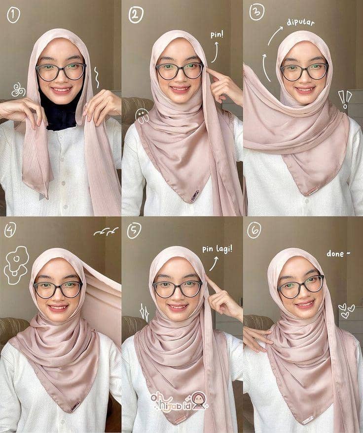 5 Tutorial Pashmina Menutup Dada yang Anggun dan Menawan | Popbela.com