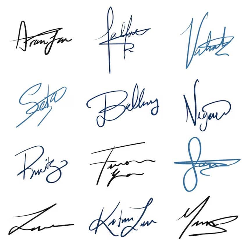 Contoh Tanda Tangan Simple, Keren, dan Aesthetic Lengkap | Popbela.com