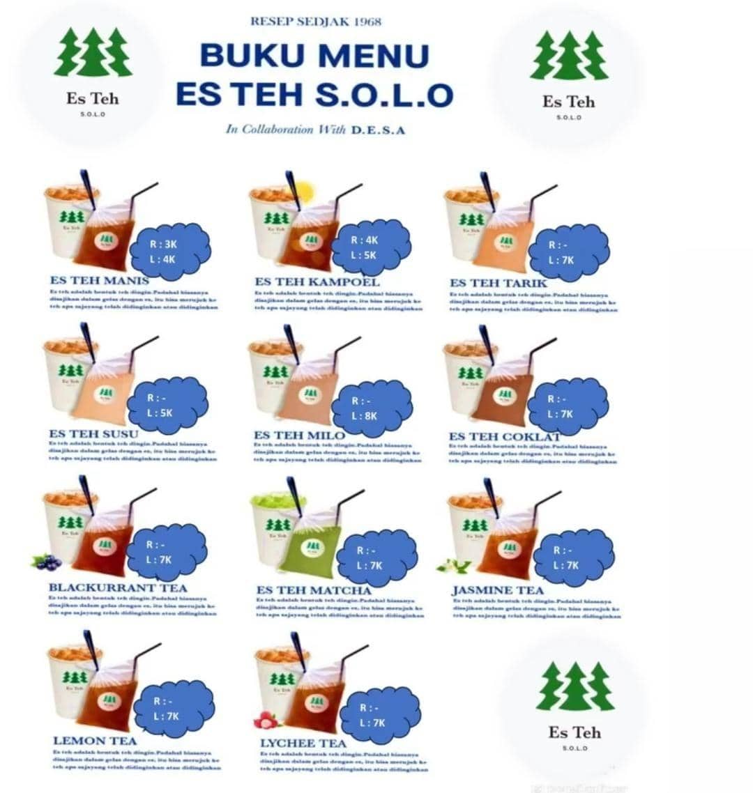 7 Brand Es Teh Populer di Indonesia Beserta Harganya | Popbela.com