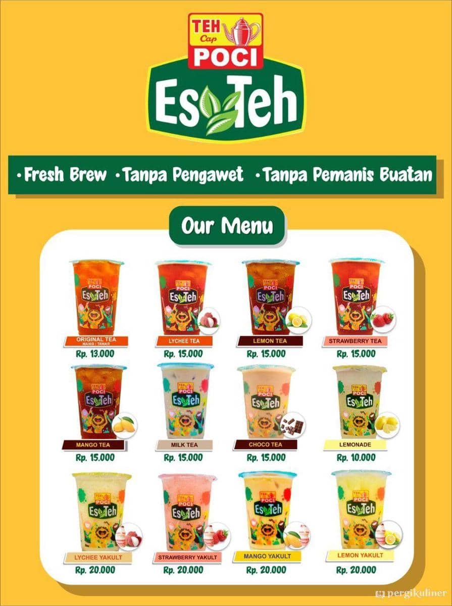 7 Brand Es Teh Populer di Indonesia Beserta Harganya | Popbela.com