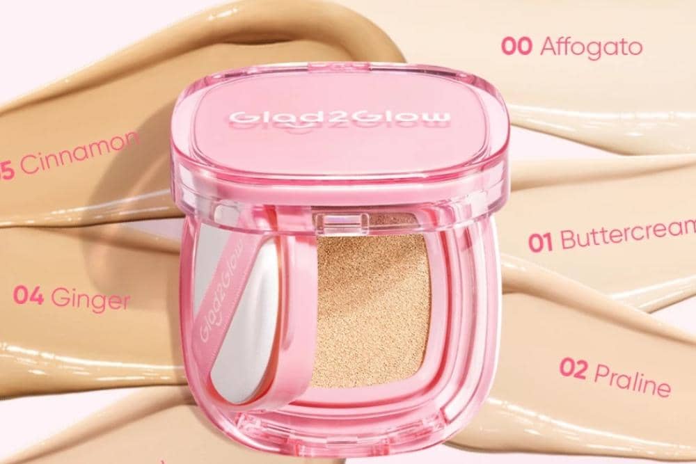6 Shade Cushion Glad2Glow, Makeup Flawless dan Natural | Popbela.com