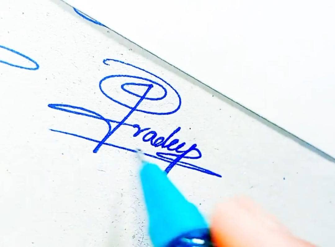 Contoh Tanda Tangan Huruf P yang Keren, Aesthetic dan Simple | POPBELA.com