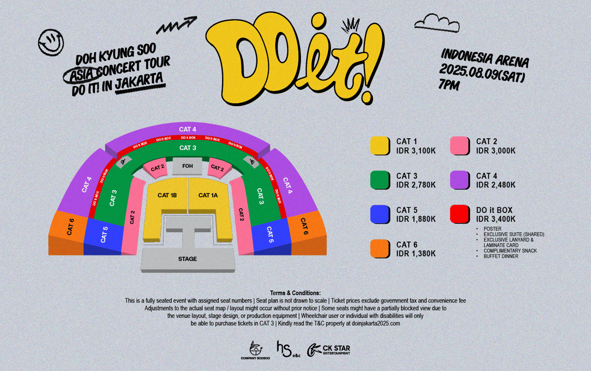 Cara War dan Harga Tiket Konser Doh Kyungsoo, Do It! in Jakarta ...