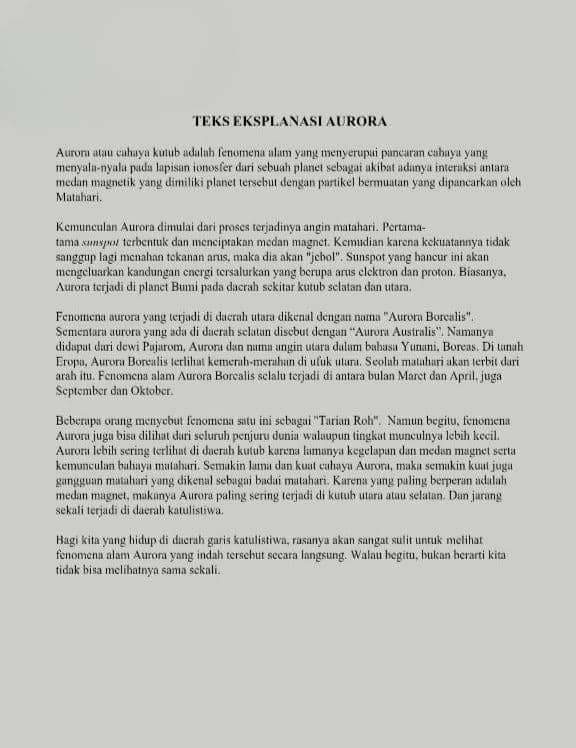 14 Contoh Teks Eksplanasi Singkat Beserta Strukturnya | Popbela.com