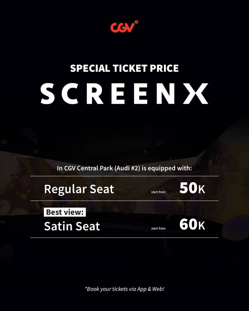 CGV Indonesia Ekspansi 2 Layar SCREENX dalam 1 Bulan | Popbela.com