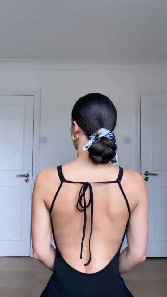 5 Inspirasi Scarf Bun Hairstyle yang Elegan dan Versatile | Popbela.com