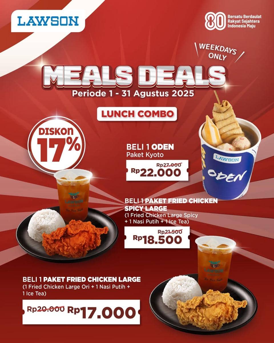 10 Promo Makanan dan Minuman HUT RI 2025 di Berbagai Kota | Popbela.com