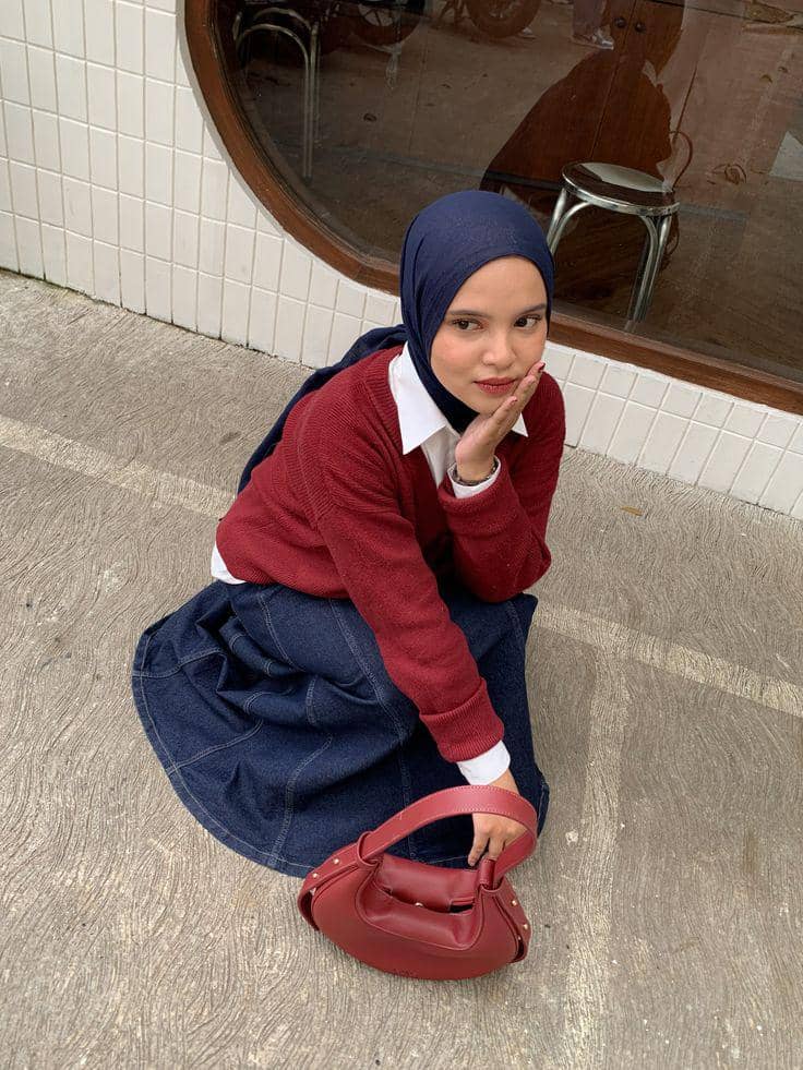 16 Warna Jilbab untuk Baju Warna Maroon, Elegan dan Classy | Popbela.com
