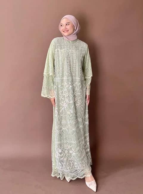 Model Gamis Dress Brokat Terbaru 2026 | Popbela.com