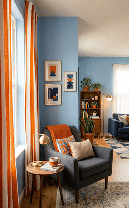 7 Warna Gorden yang Cocok untuk Dinding Biru, Clean! | Popbela.com